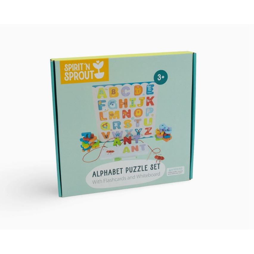 Alphabet Puzzle Set with Flashcards and Whiteboard – Kid's Stuff Superstore