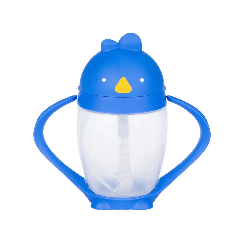 Lollacup Weighted Straw Sippy Cup - Blue – Kid's Stuff Superstore